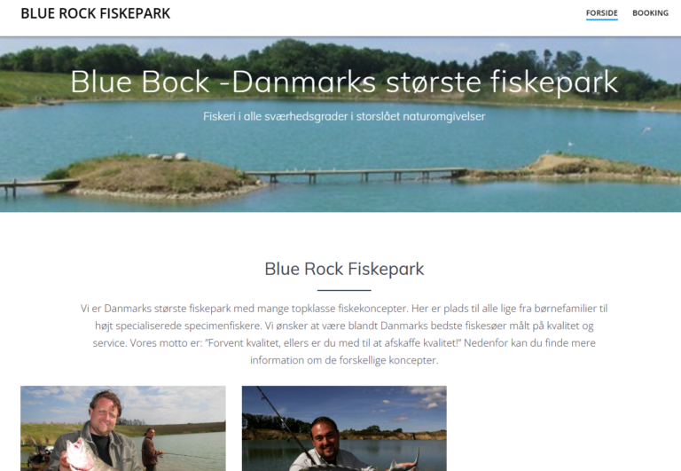 Forside - Blue Rock Fiskepark